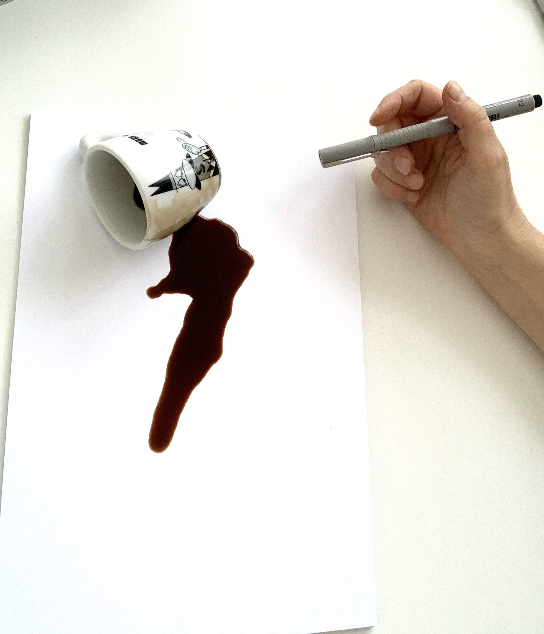 How to draw stains | Stefania Morgante