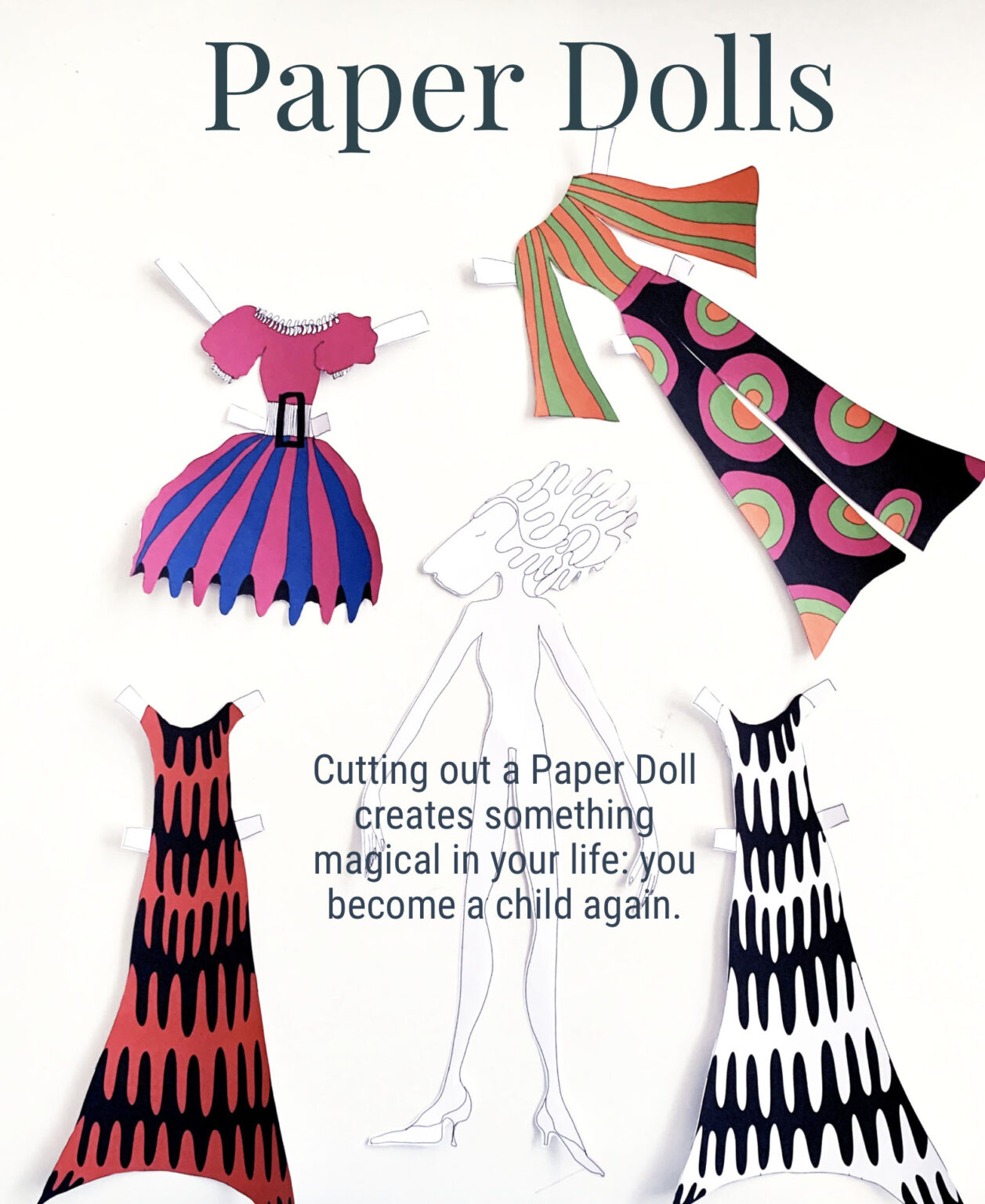 Printable paper dolls for all seasons | Stefania Morgante