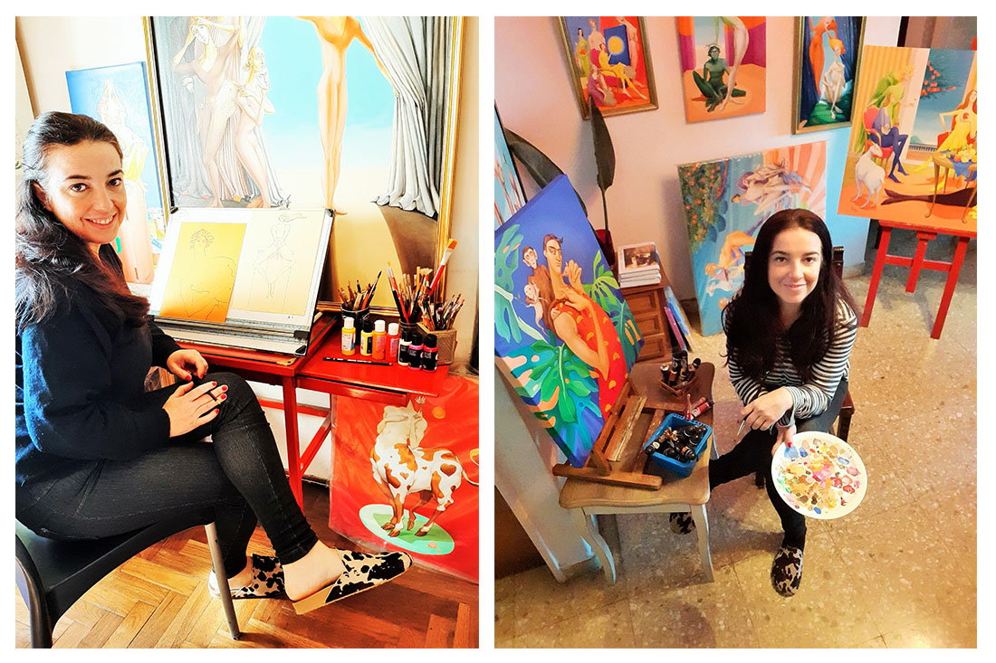 Art studio ideas for small spaces | Stefania Morgante